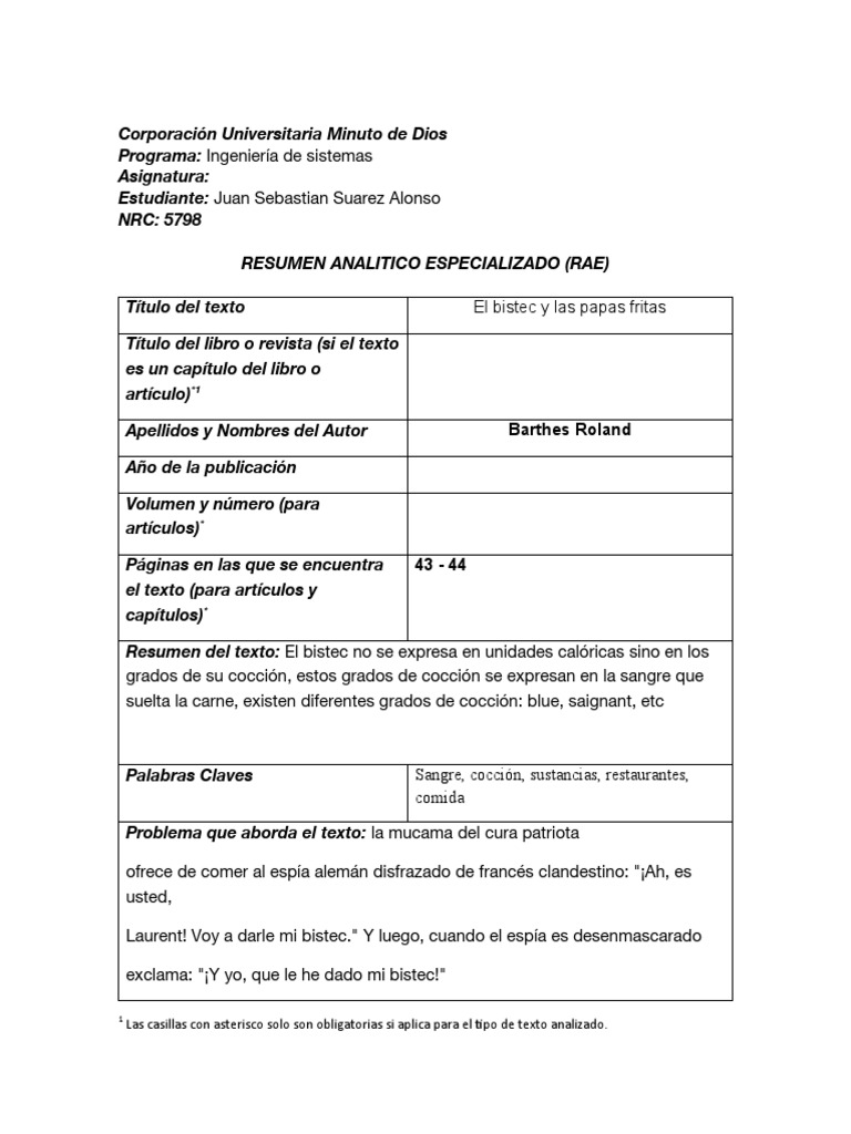 Formato de RAE | PDF | filete | Science