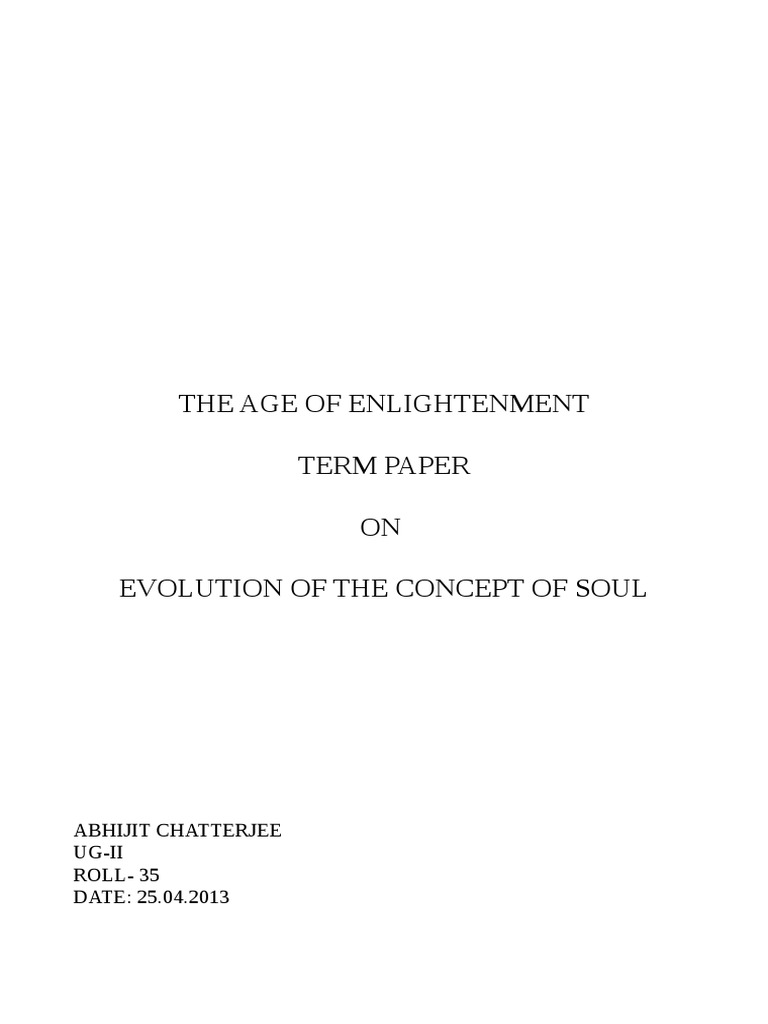 Evolution of The Concept of Soul PDF | PDF | Soul | René Descartes