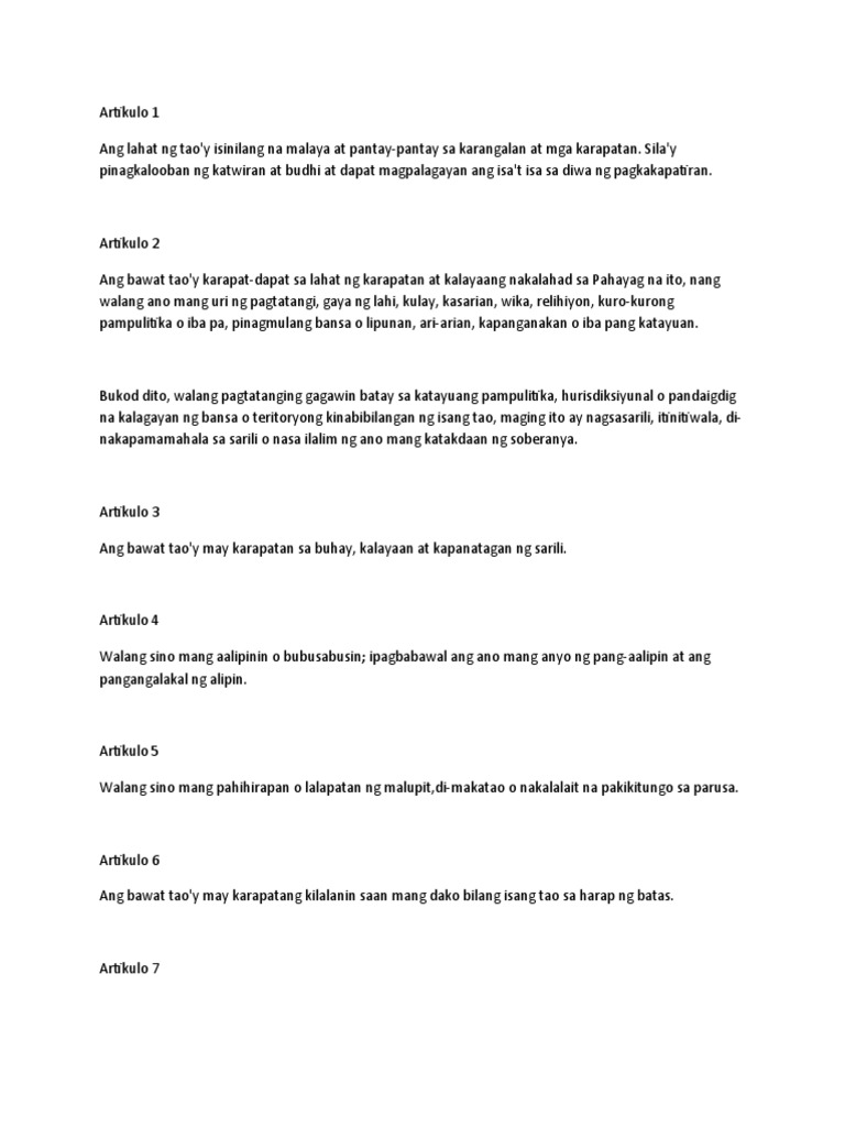 Artikulo 1-30 | PDF