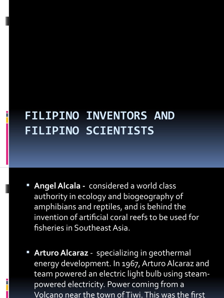 Filipino Inventors and Filipino Scientists | PDF | Philippines | Coconut