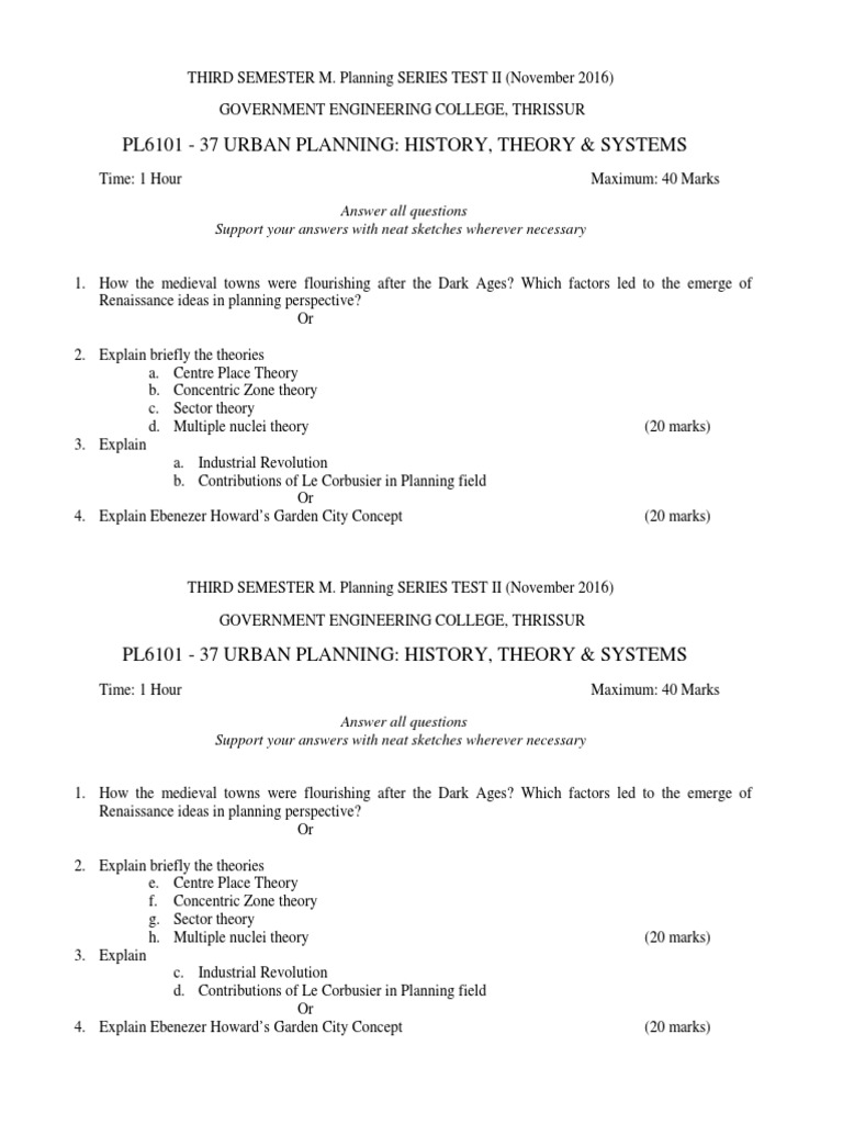 M1 Planning History Second Series | PDF