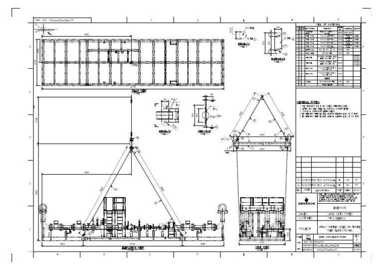 Structural Platform Detail Drawing PDF | PDF