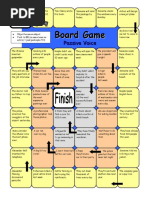 Board Game Active and Passive Voice | PDF