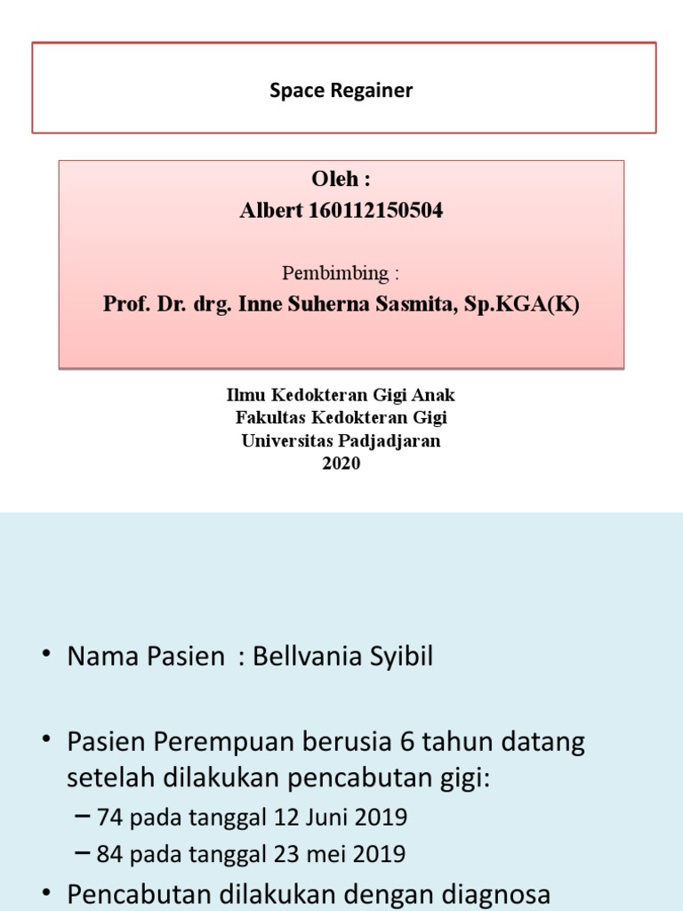 Space Regainer Albert | PDF