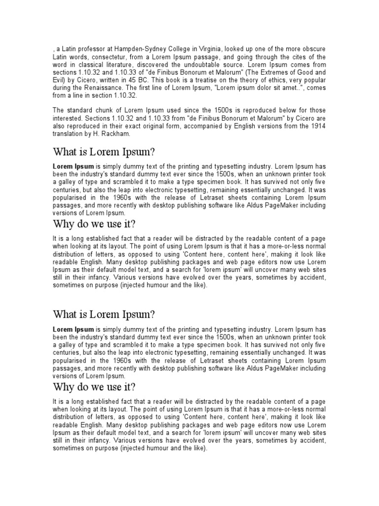What Is Lorem Ipsum?: Lorem Ipsum Is Simply Dummy Text of The Printing ...