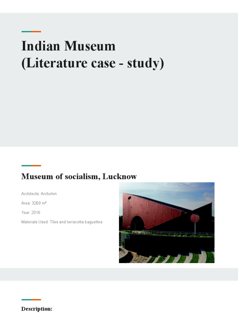 Indian Museum Literature Case Study Pdf