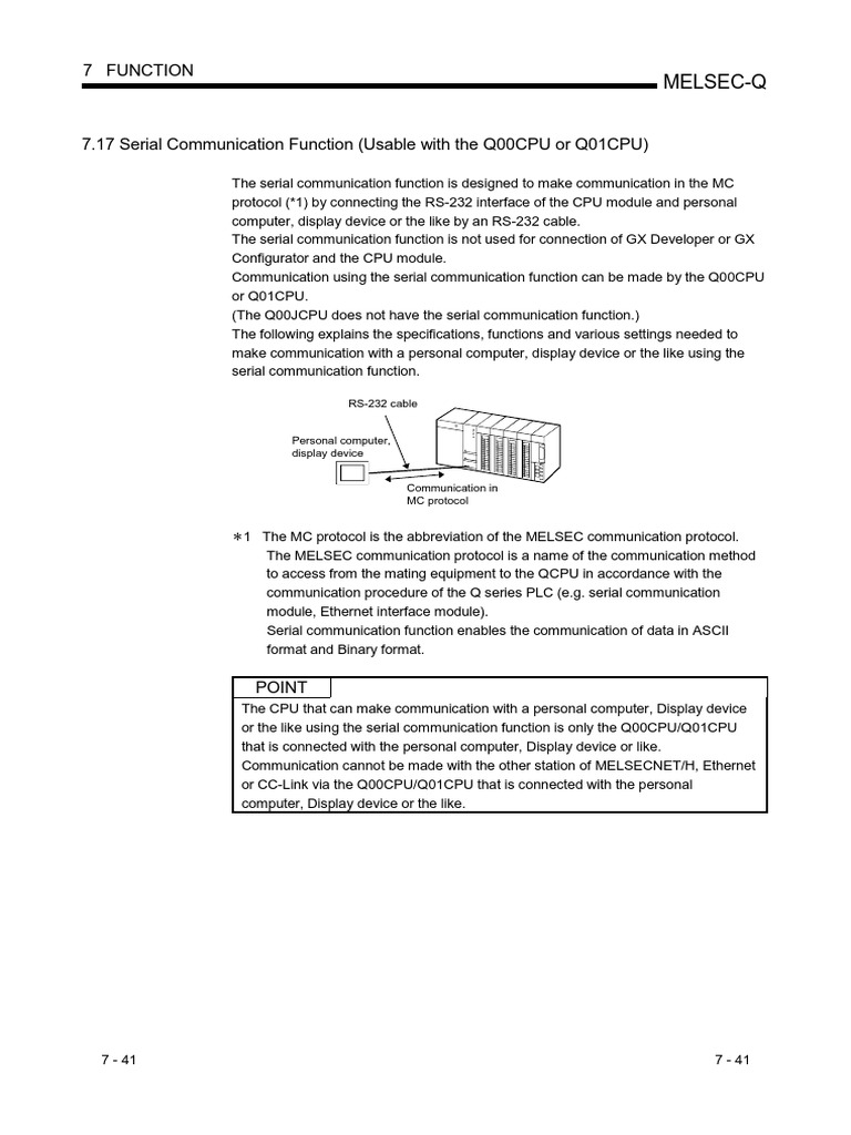 Serial Comms To Cpu Port Basic CPU Function | PDF | Computer Networking ...