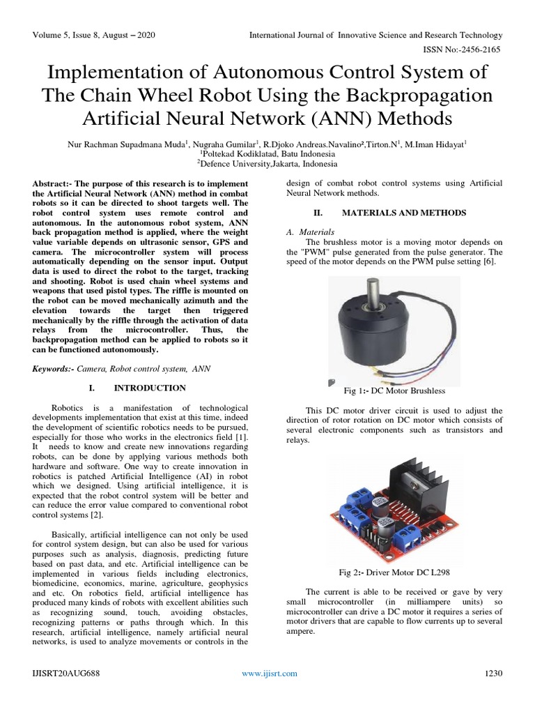 Autonomous Combat Robot Control System | PDF | Artificial Intelligence ...