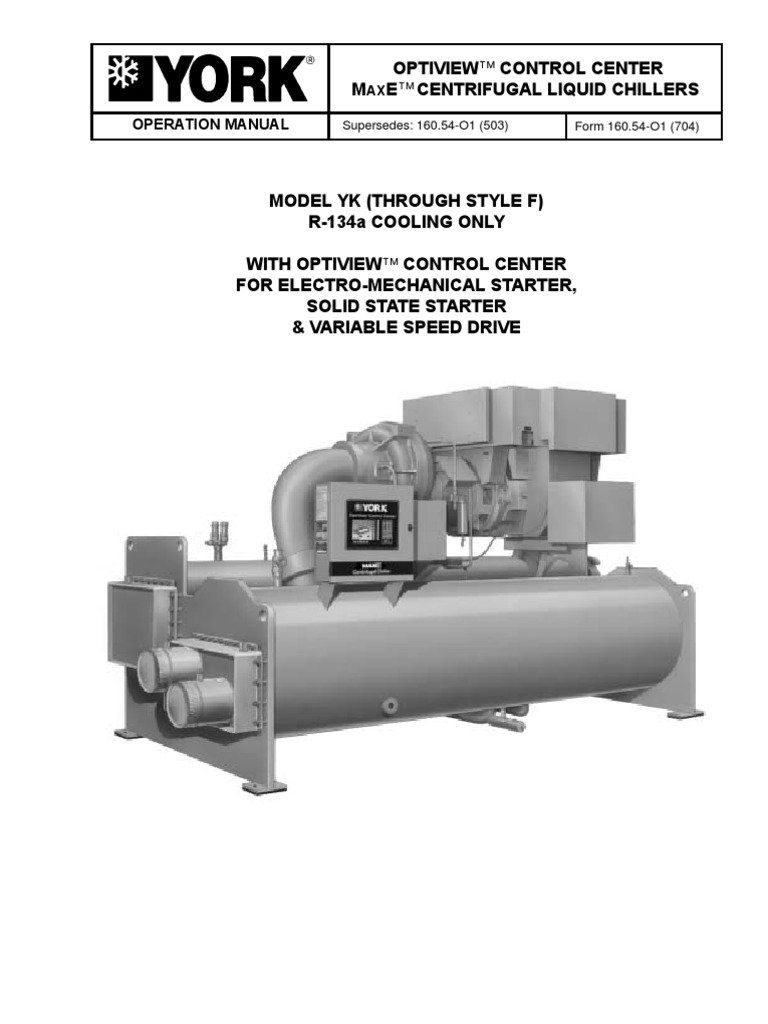 Operation Manual York Chiller | PDF | Applied And Interdisciplinary ...