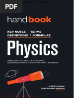 Physics Ncert at Your Fingertips by Procbse | PDF