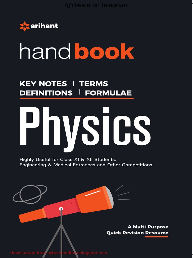 Arihant Physics Handbook PDF | PDF | Rotation Around A Fixed Axis ... Arihant Physics Handbook PDF | PDF | Rotation Around A Fixed Axis ...
