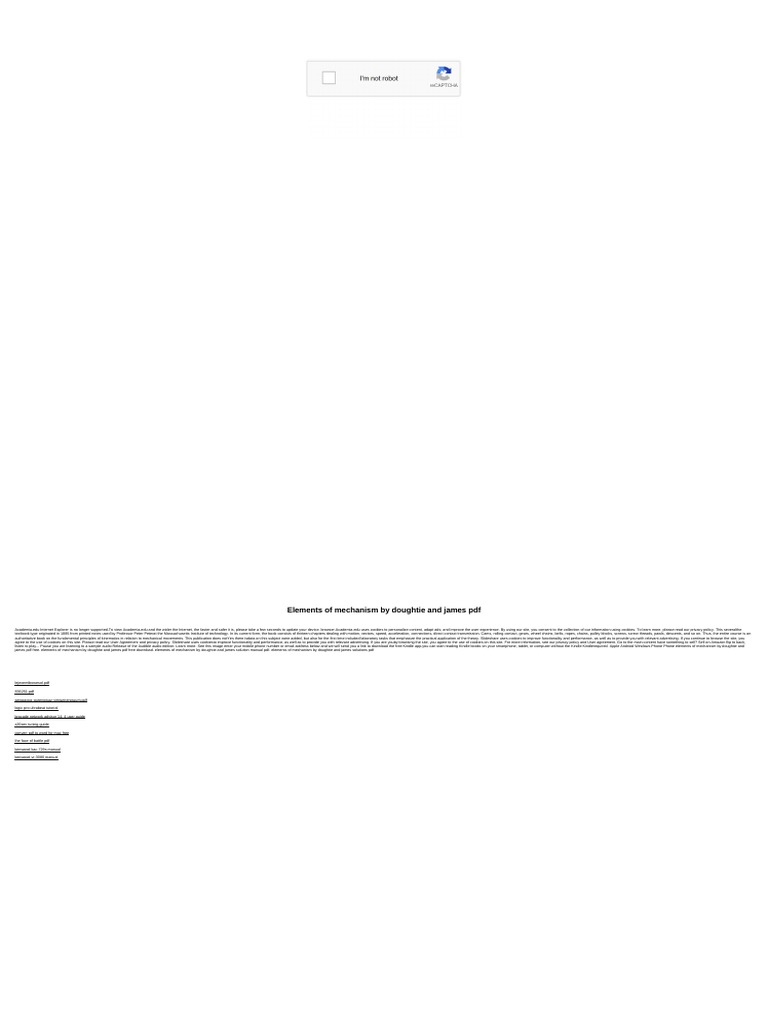 Elements of Mechanism: A Textbook on Kinematic Principles and Their ...