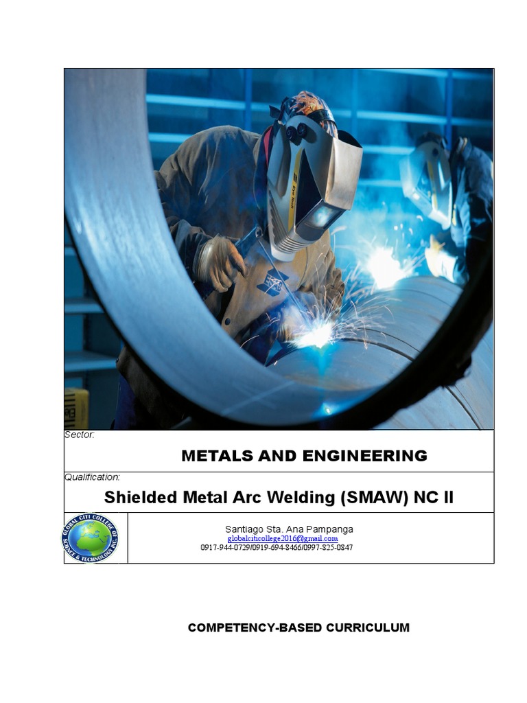 CBC Smaw NC I | PDF | Personal Protective Equipment | Occupational ...