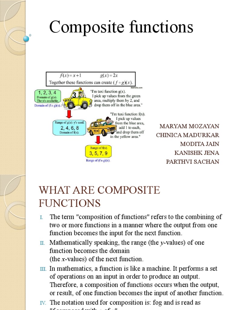 Understanding Composite Functions | PDF | Domain Of A Function ...