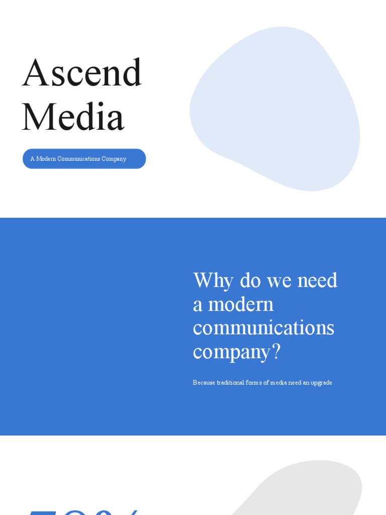 Ascend Media: A Modern Communications Company | PDF