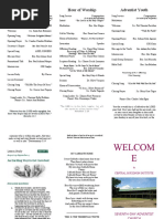 Divine Service Program | PDF | Hymns | Prayer