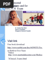 How To Assess Development in The MRCPCH Clinical Exam | PDF | Language ...