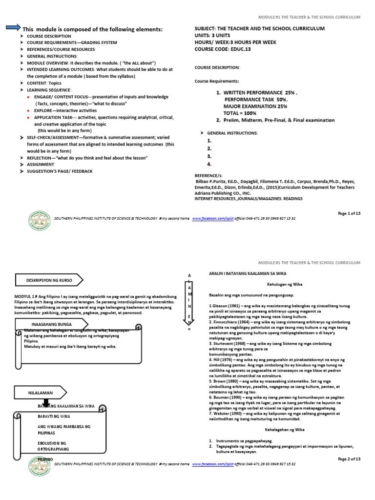 Understanding the Teacher's Role in Curriculum Development and ...