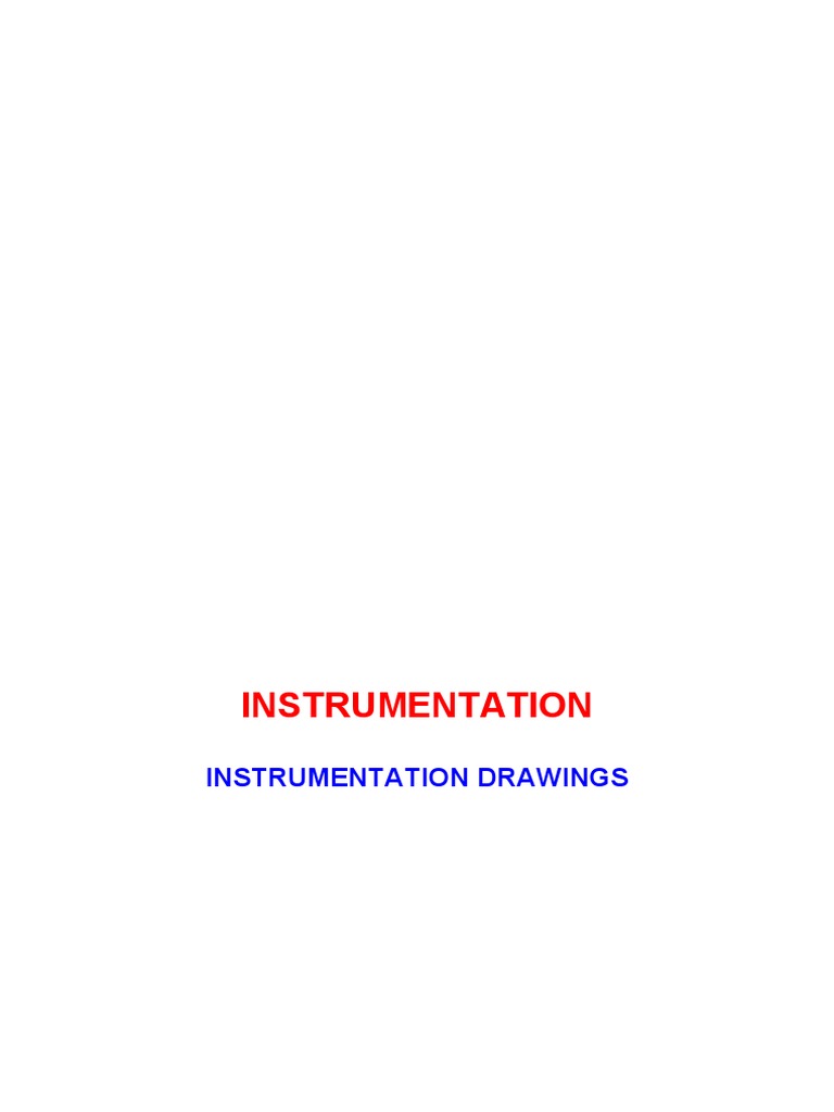 INSTRUMENTATION DRAWINGS - Gamtekmhs PDF | PDF | Control Theory ...