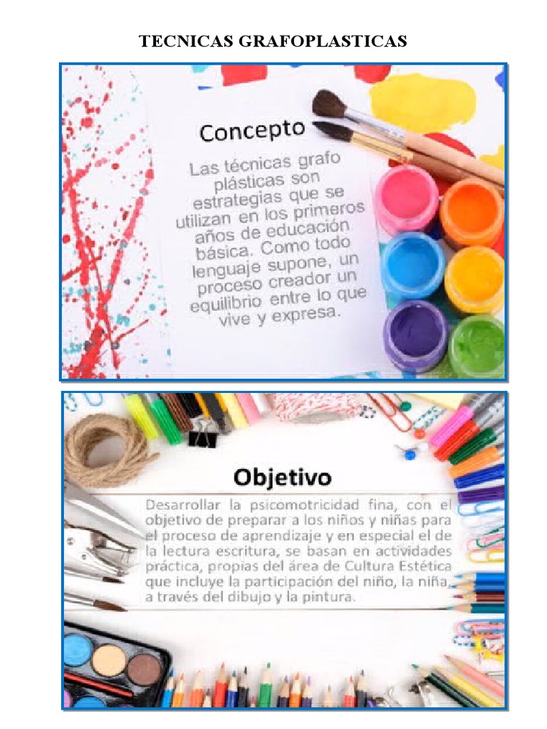 Tecnicas Grafoplastica | PDF
