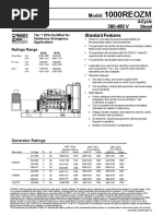 Kohler 50rozj Spec Sheet | PDF | Engines | Electrical Engineering