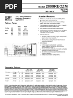 Kohler 150rozj Spec Sheet PDF | PDF | Electric Motor | Electric Generator