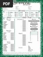 Character Creation Summary - Mage - Cheat Sheet - V20 | PDF