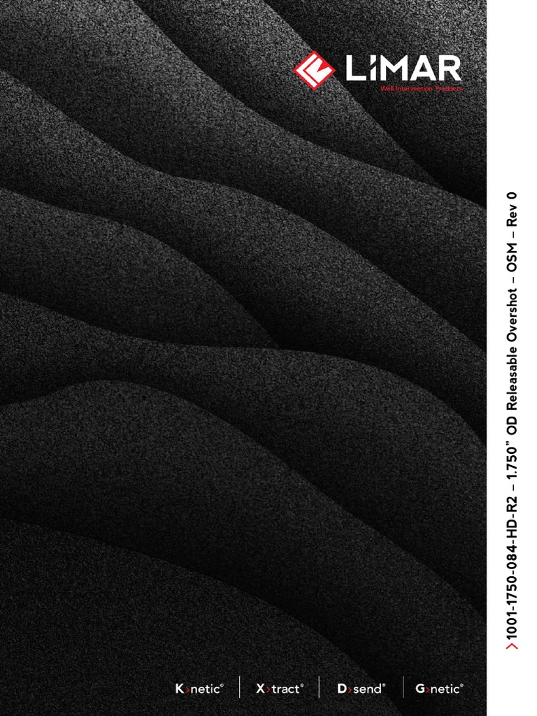 Operation and Maintenance Manual - 1.750 OD Limar Heavy Duty Releasable ...