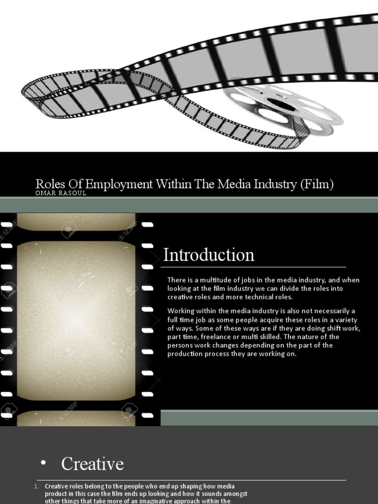 Roles of Employment Within The Film Industry | PDF | Film Director ...