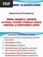 Henry Classification System With FBI Modifications | PDF | Fingerprint ...