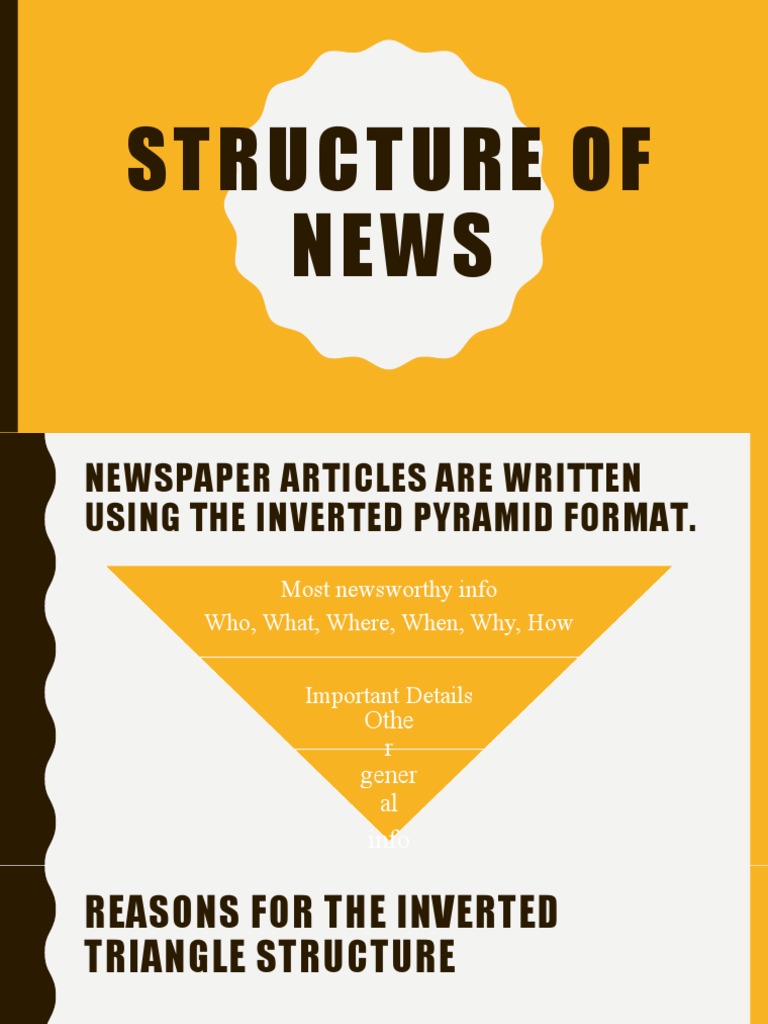 Inverted Pyramid Structure of Newspaper Articles | PDF