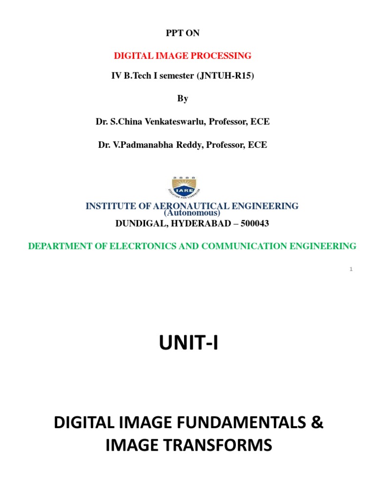 On: Digital Image Processing | PDF | Eye | Retina