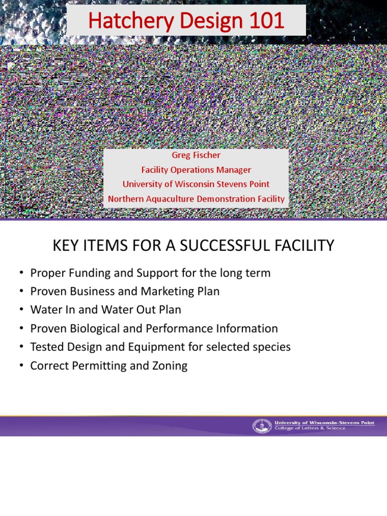 Hatchery Design 101 | PDF | Aquaculture | Fish And Humans