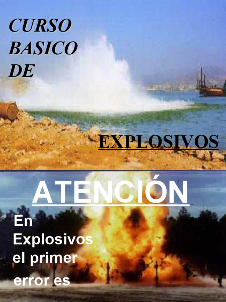 Básico de Explosivos 1 | PDF | Materiales | Ciencias fisicas