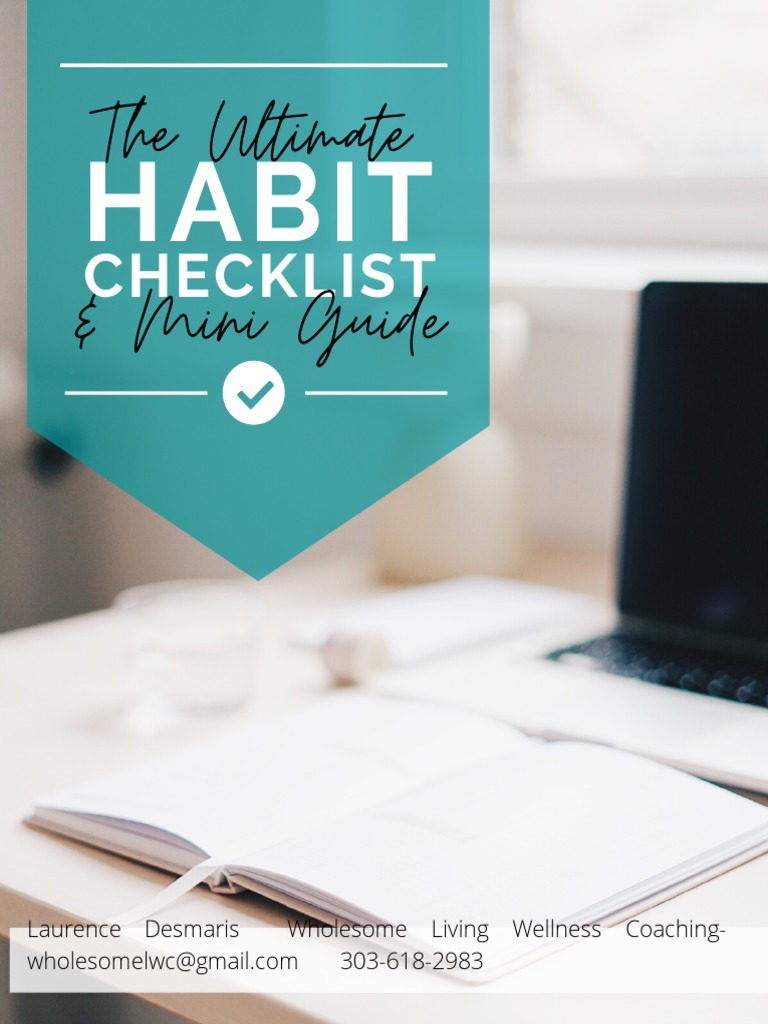 Habit Checklist & Mini Guide | PDF | Habits | Goal