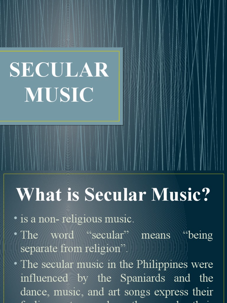 Secular Music | PDF