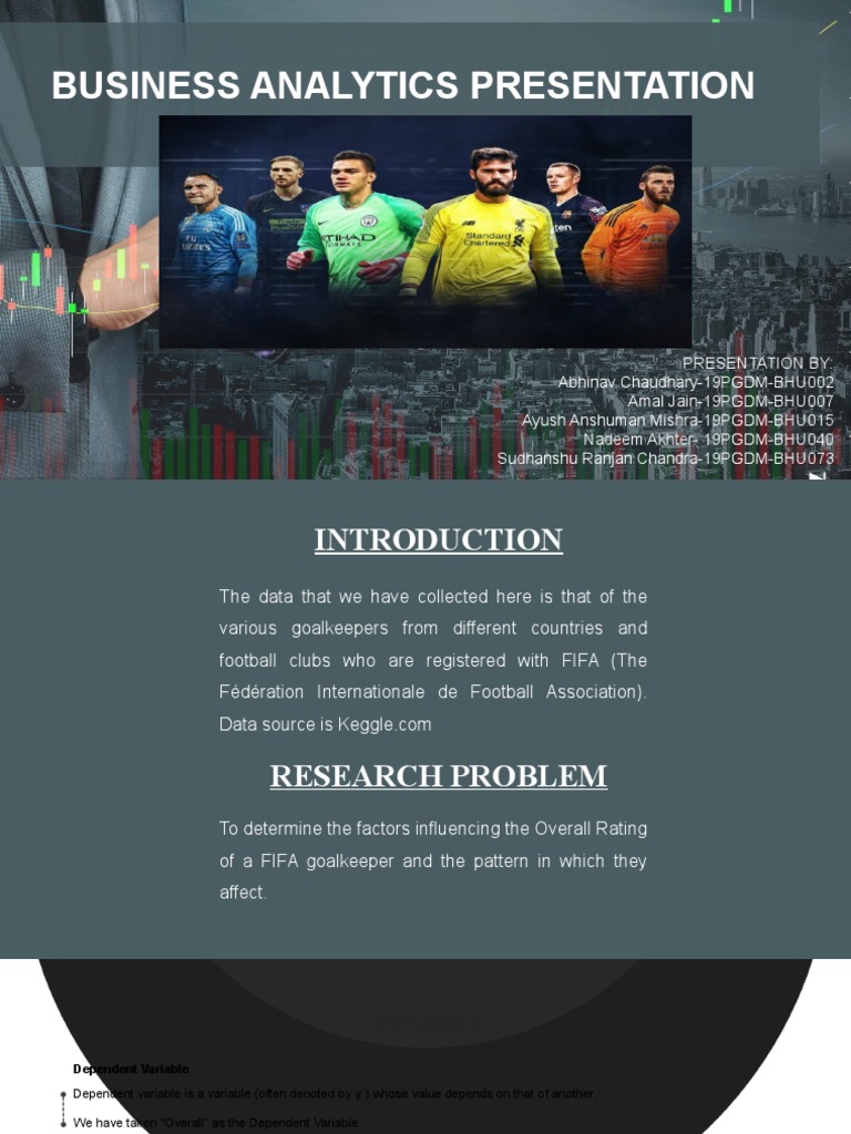 Business Analytics Presentation | Download Free PDF | Dependent And Independent Variables ...