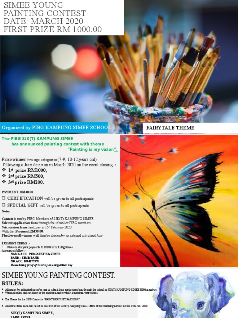 Drawing Contest Simee-For School References | PDF | Paintings