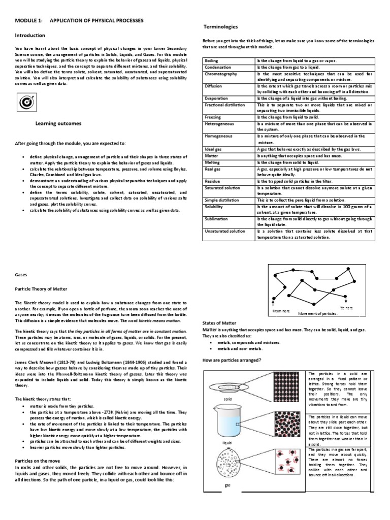 MODULE 1 Chemistry | PDF | Solution | Solubility