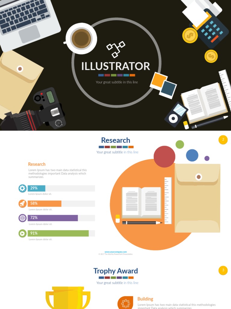 Illustrator Powerpoint Presentation Slide - 16x9 | PDF | Statistics ...
