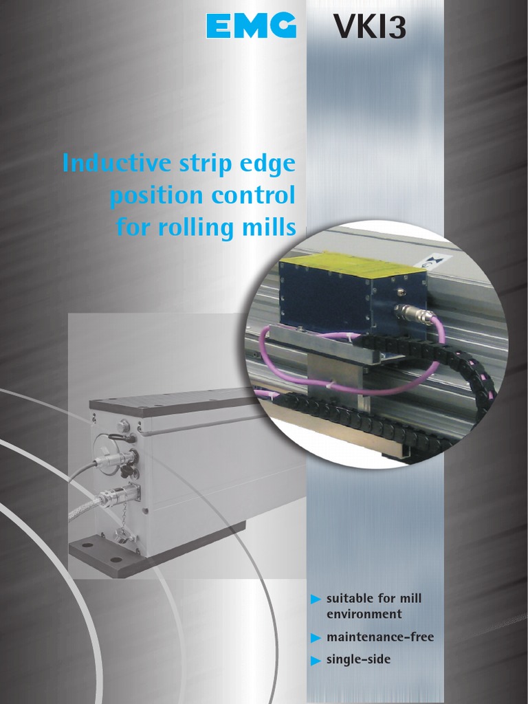 Inductive Strip Edge Position Control For Rolling Mills: Suitable For ...