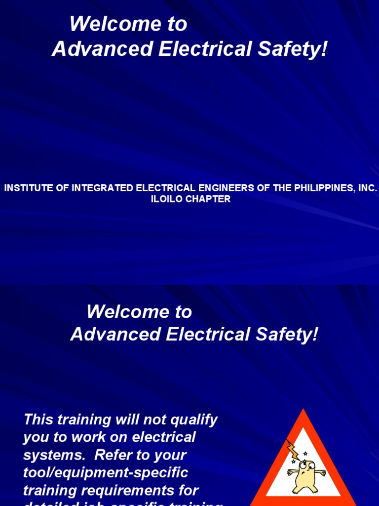 Electrical Safety Training Guide | PDF | Burn | Electric Arc