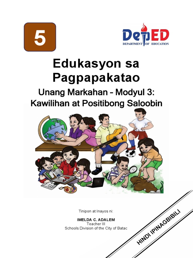 ESP 5 Q1 Week3 Mod3 | PDF