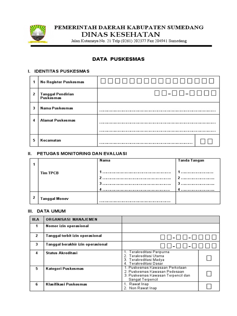 Format Monev TPCB | PDF