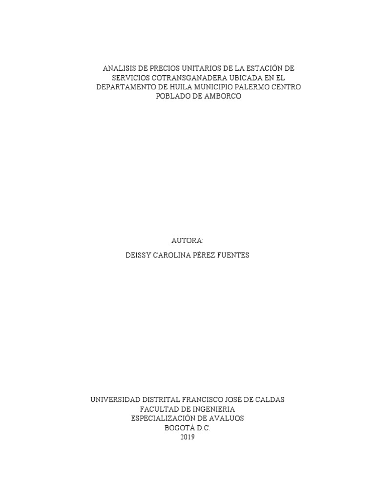 Pérez Fuentes Deissy Carolina 2019 | PDF | Presupuesto | Naturaleza