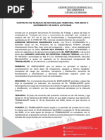Contrato Por Inicio de Actividades | PDF | Derecho laboral | Información del gobierno