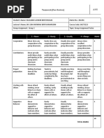 Rubric For Simulation Activity | PDF | Learning | Teaching