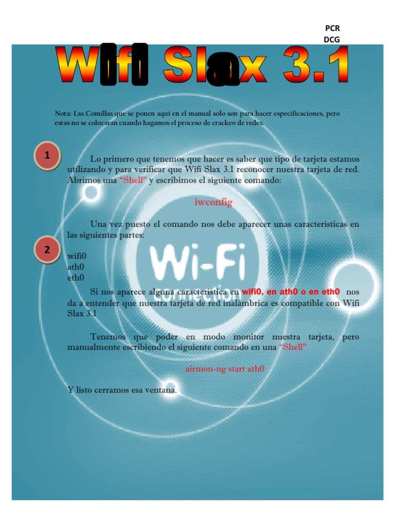 Manual de Wifi Slax 3.1 Mas Facil | PDF | Redes de computadoras ...