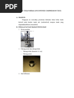 Uji Kuat Tekan Bebas (Unconfined Compression Strength Test) UCS | PDF