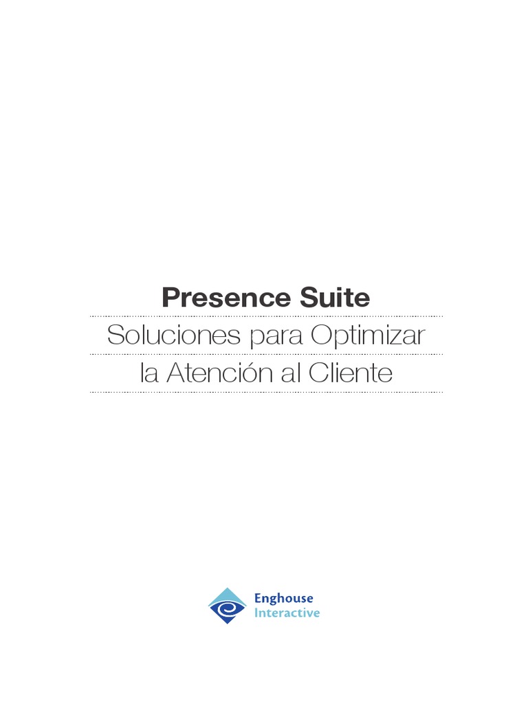Enghouse Interactive Presence Suite All in One ES | PDF | Centro de llamadas | Respuesta de Voz ...